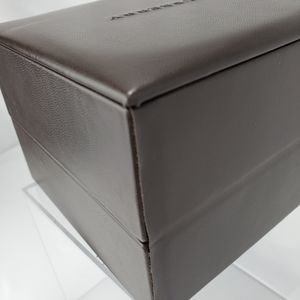 Burberry | Storage & Organization | Burberry Brown Leather Watch Case ...